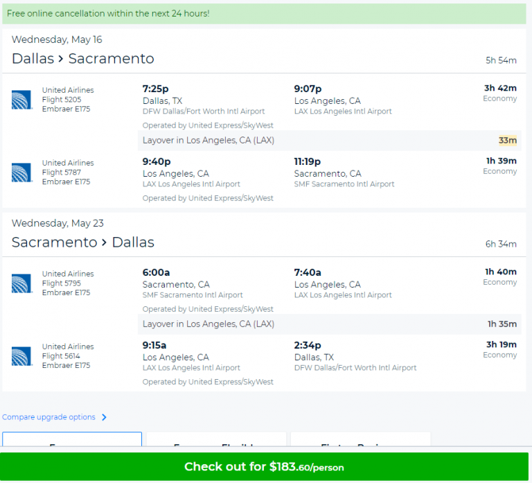 Cheap Flights: Dallas to Sacramento or San Jose, California $184 r/t ...